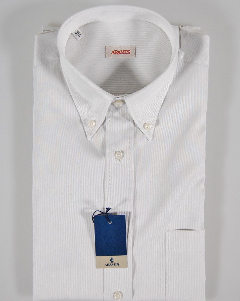 Camicia da uomo collo button down Aramis grigio perla saldi online ...