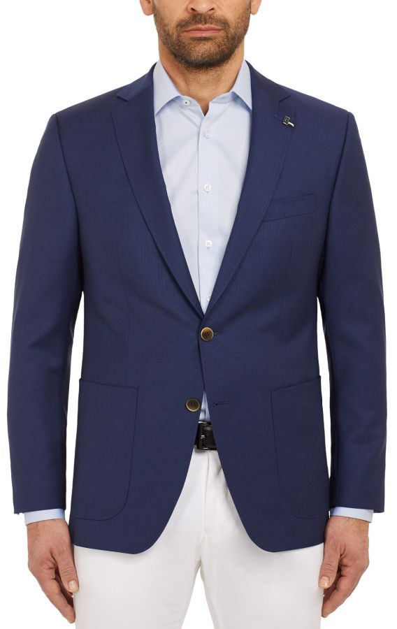 Collection Blazer Jackets men Blue Marine Digel drop six moder fit in ...