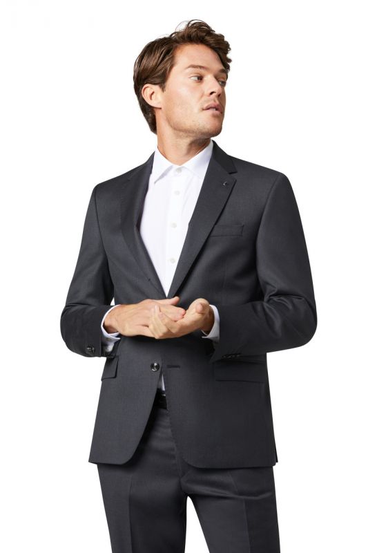 Digel Men's Classic dark Grey Suit - Wool Reda Super 110's Men's ...